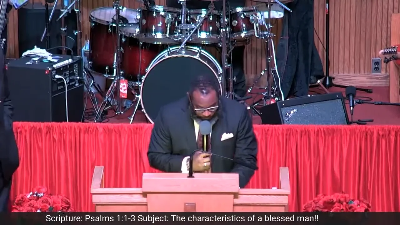 "The Characteristics of a Blessed Man" - Rev. A. Charles Ligon