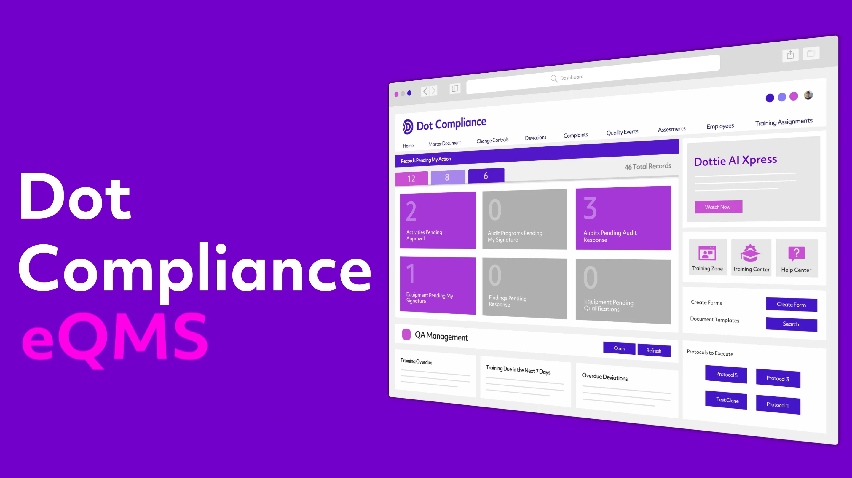 Dot Compliance, The First, Ready To Use, AI-Powered eQMS on Vimeo