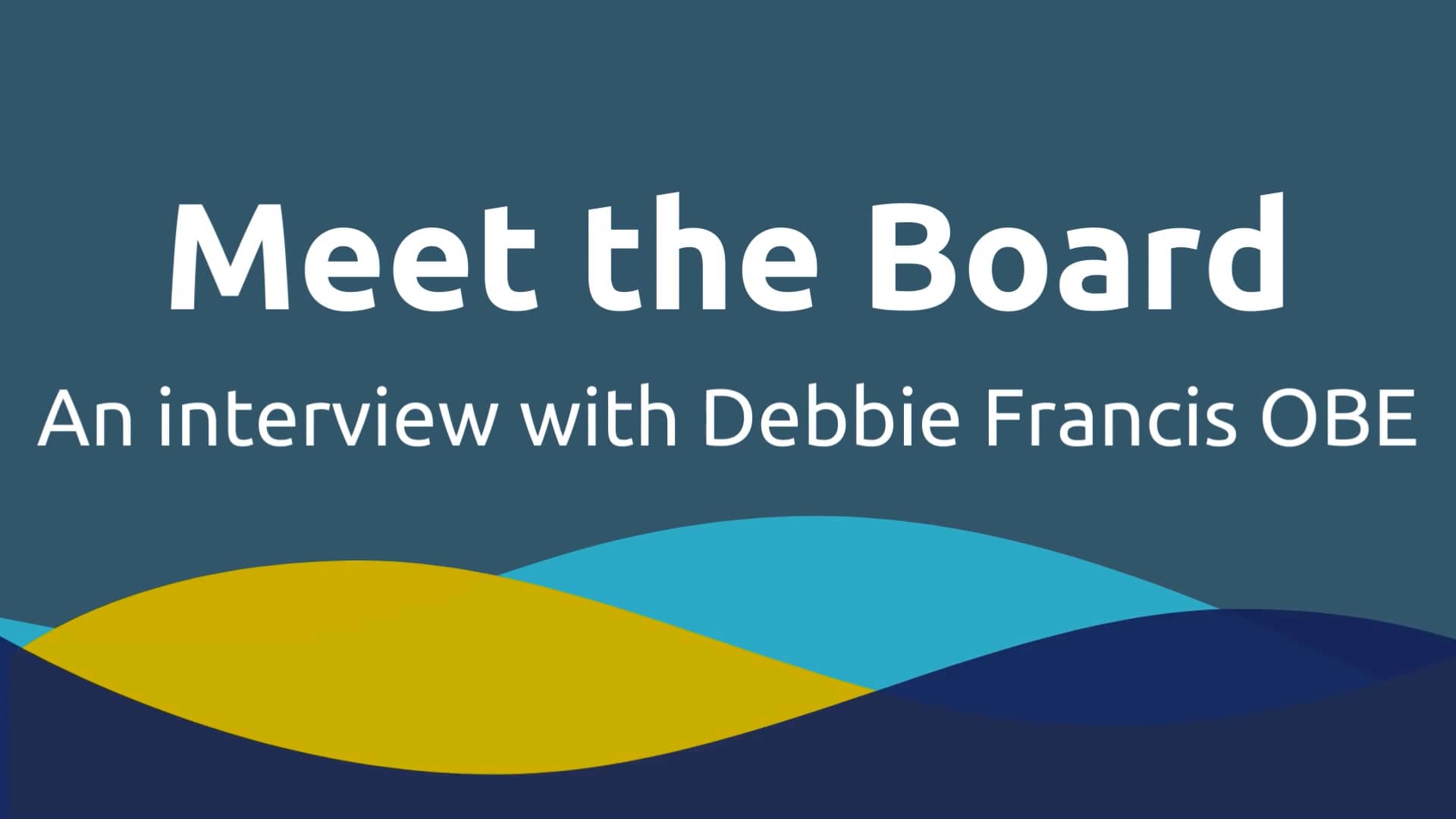 Meet the Board - An Interview with Debbie Francis OBE on Vimeo