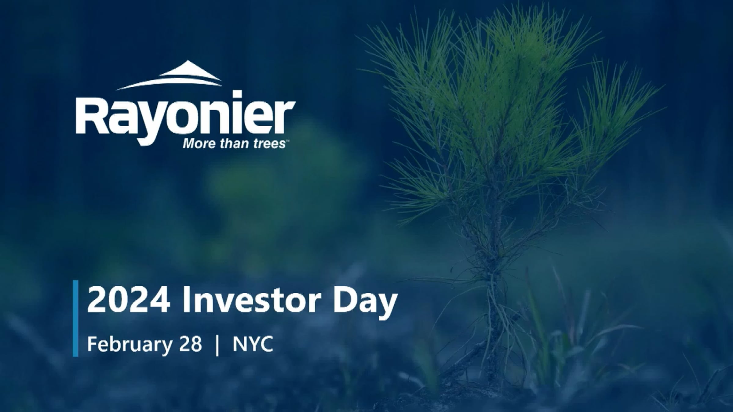 Rayonier 2024 Investor Day