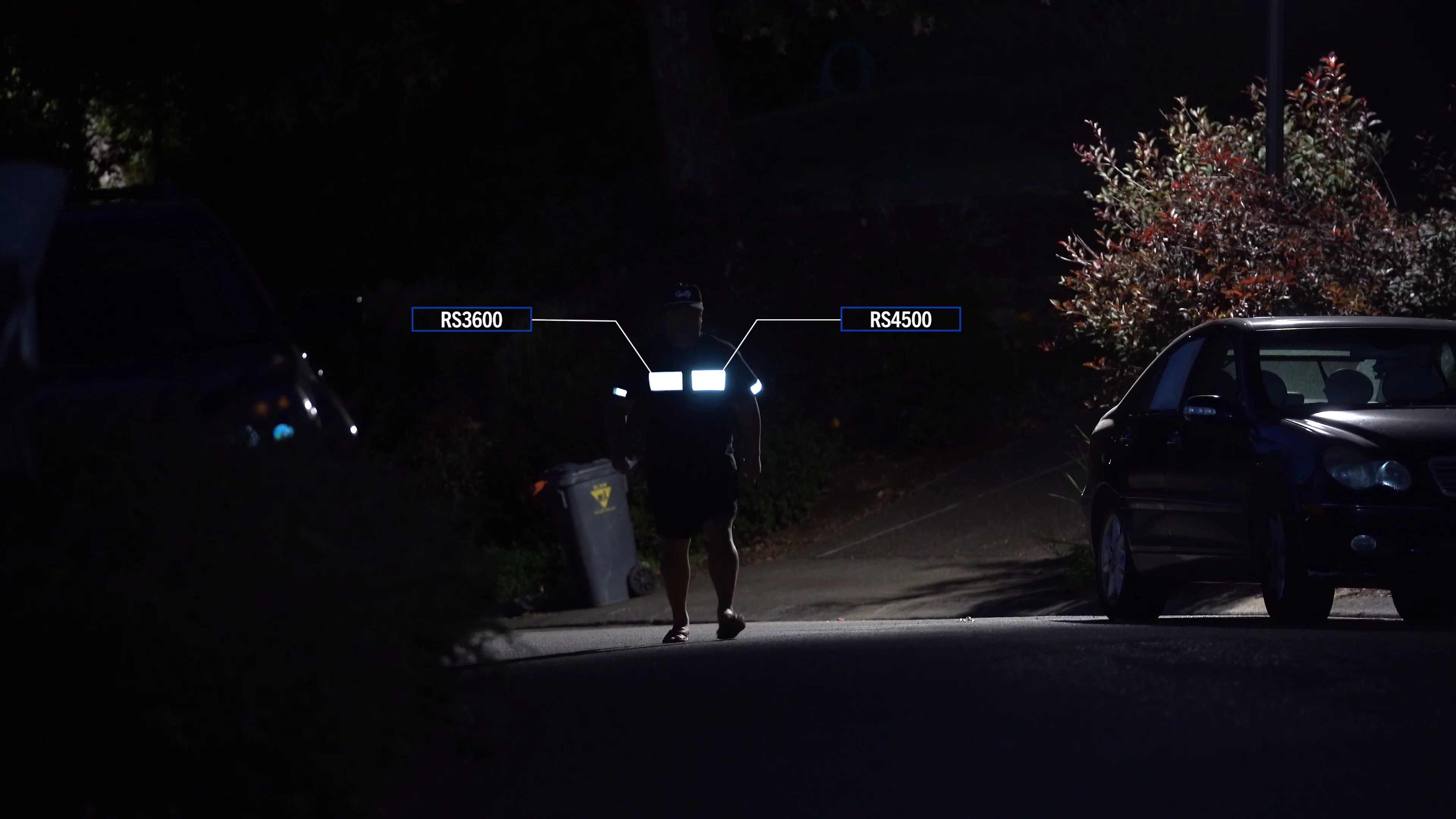 High vs. Low Candlepower (Exaggerated design for reference)