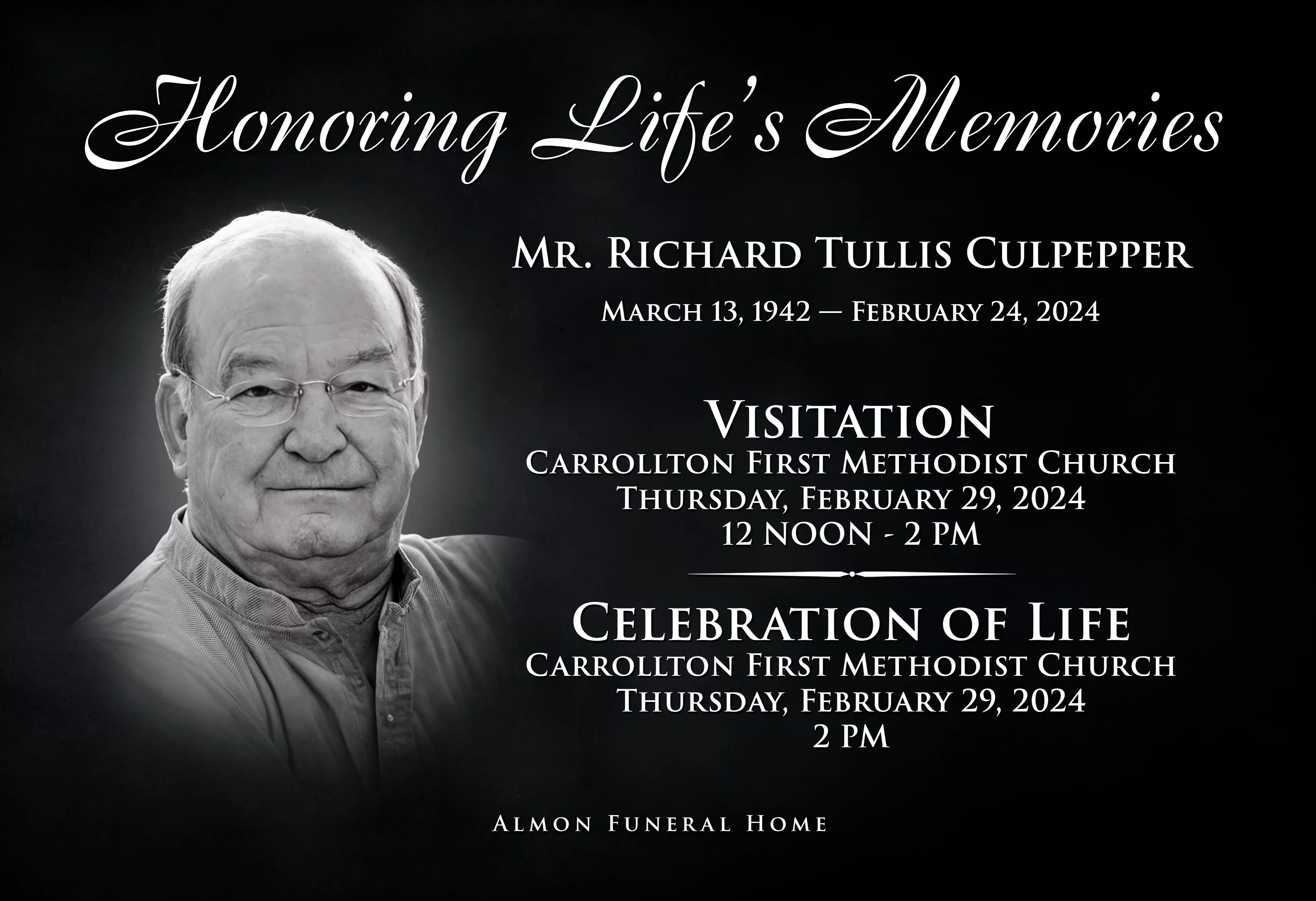 Celebration of Life - Richard Culpepper on Vimeo