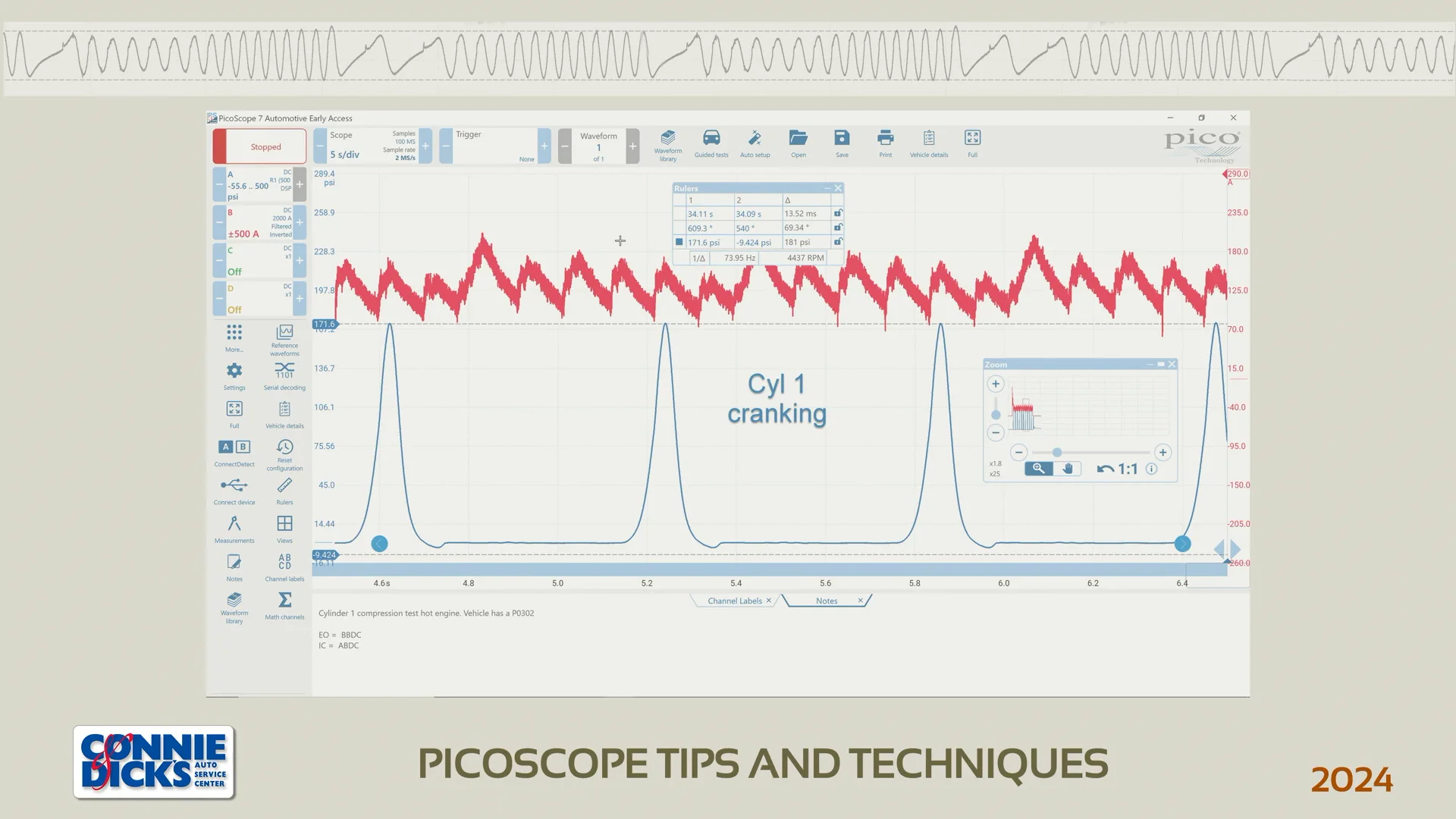 Picoscope Compression Test on Vimeo