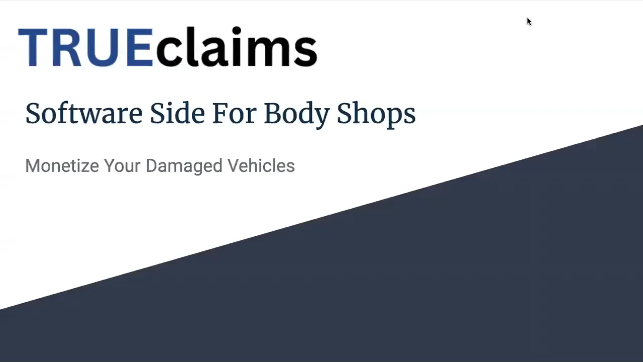 TRUEclaims Body Shop Software Walkthrough