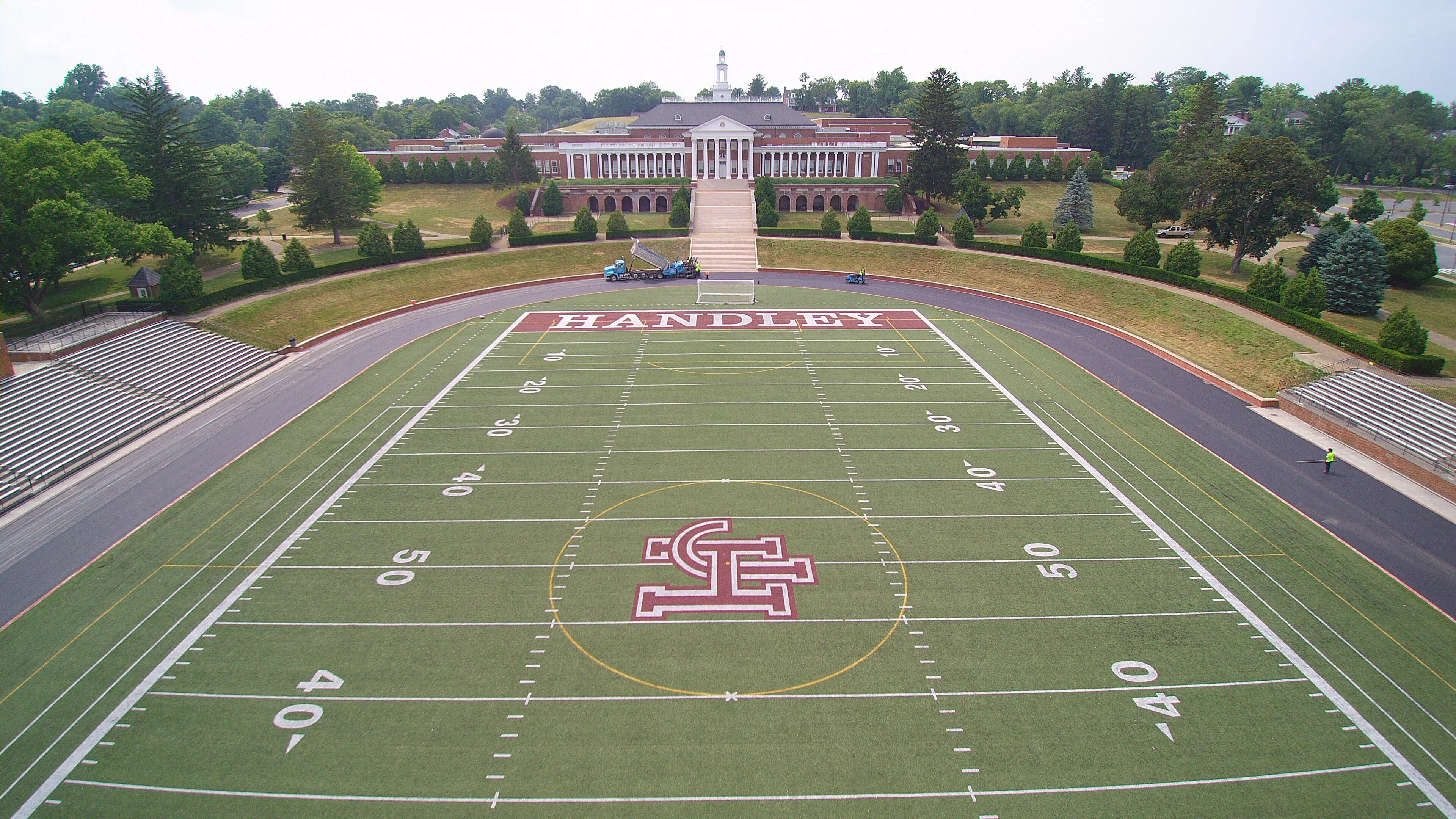 Paving the John Handley High School Track on Vimeo
