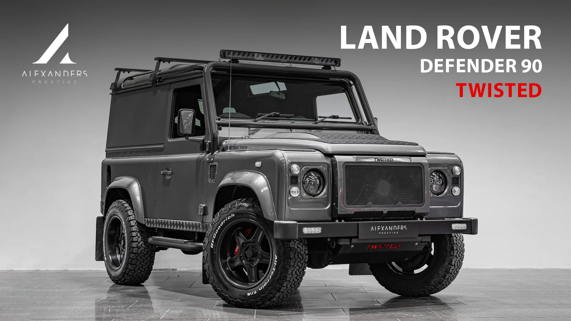 Twisted Land Rover Defender 90 SWB XS Hard Top - Walkaround on Vimeo
