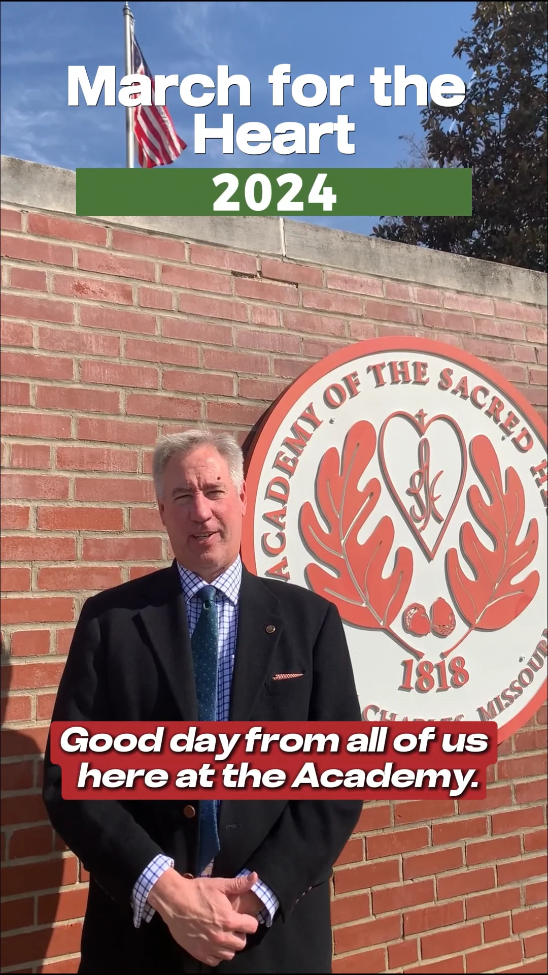 A March for the Heart Message from Tim Horner, Head of School