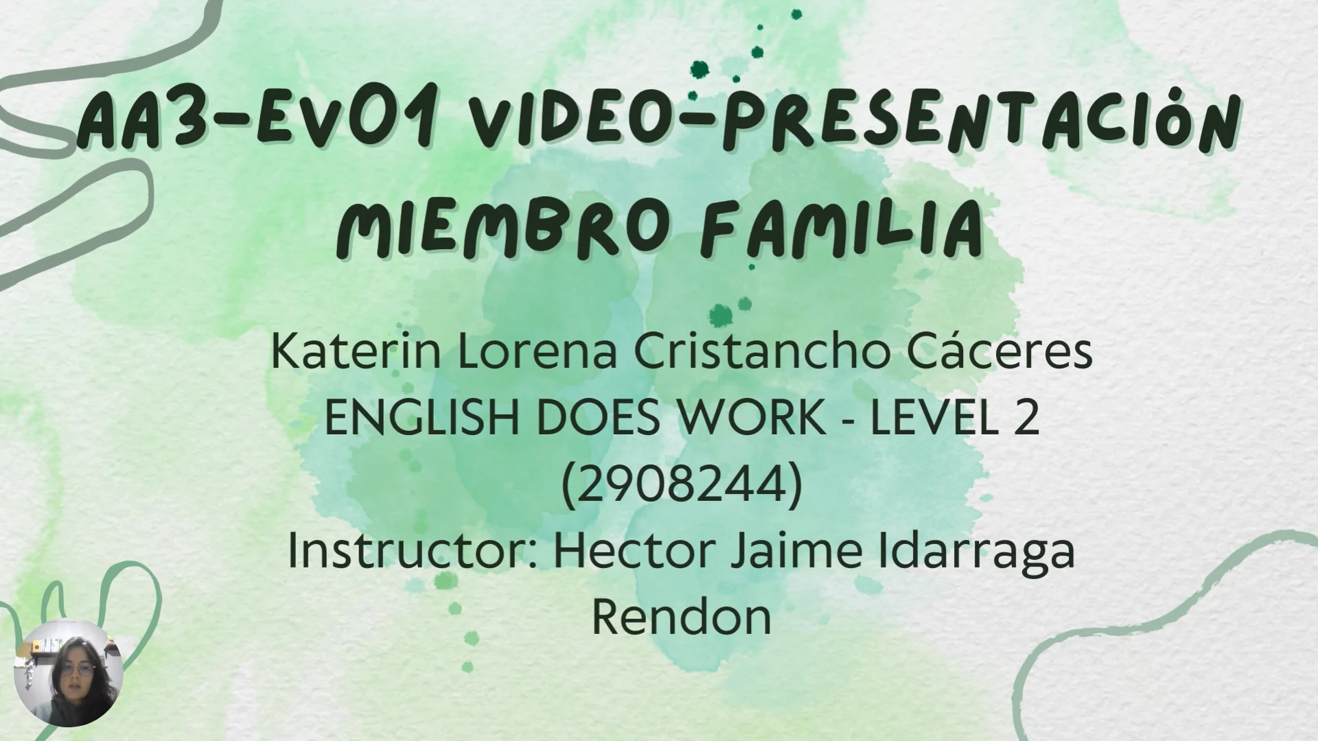 AA3-EV01 Video-presentación miembro familia on Vimeo