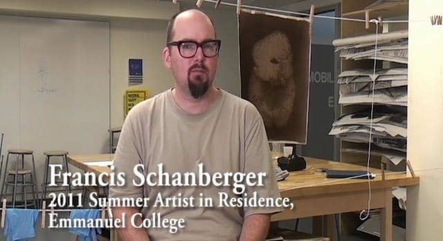 Emmanuel College | Artist in Residence | Frank Schanberger on Vimeo