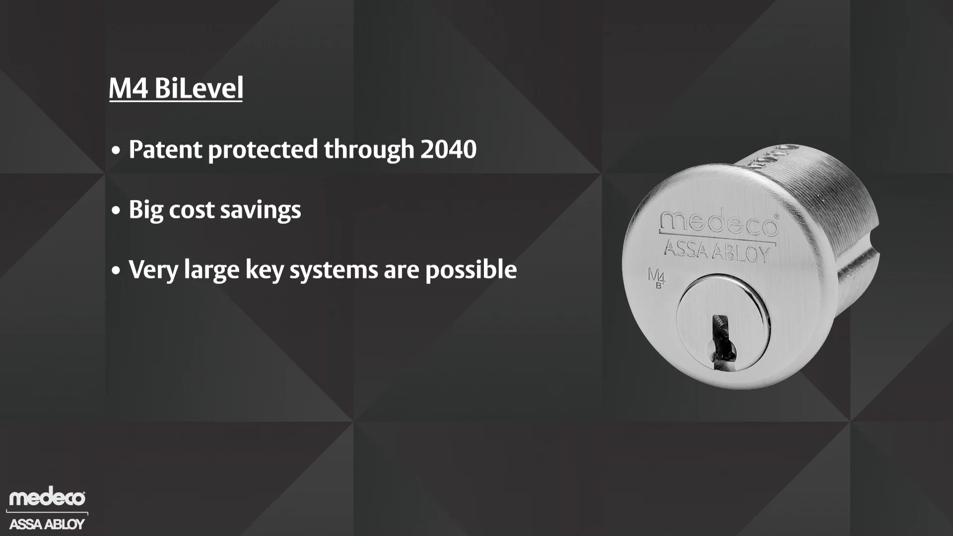 Medeco 4 BiLevel: Great to partner with high security or as a ...