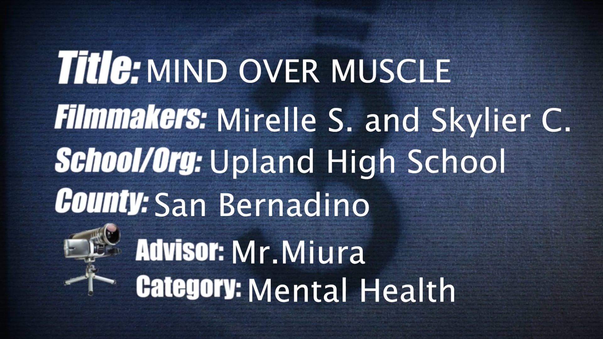 MIND OVER MUSCLE