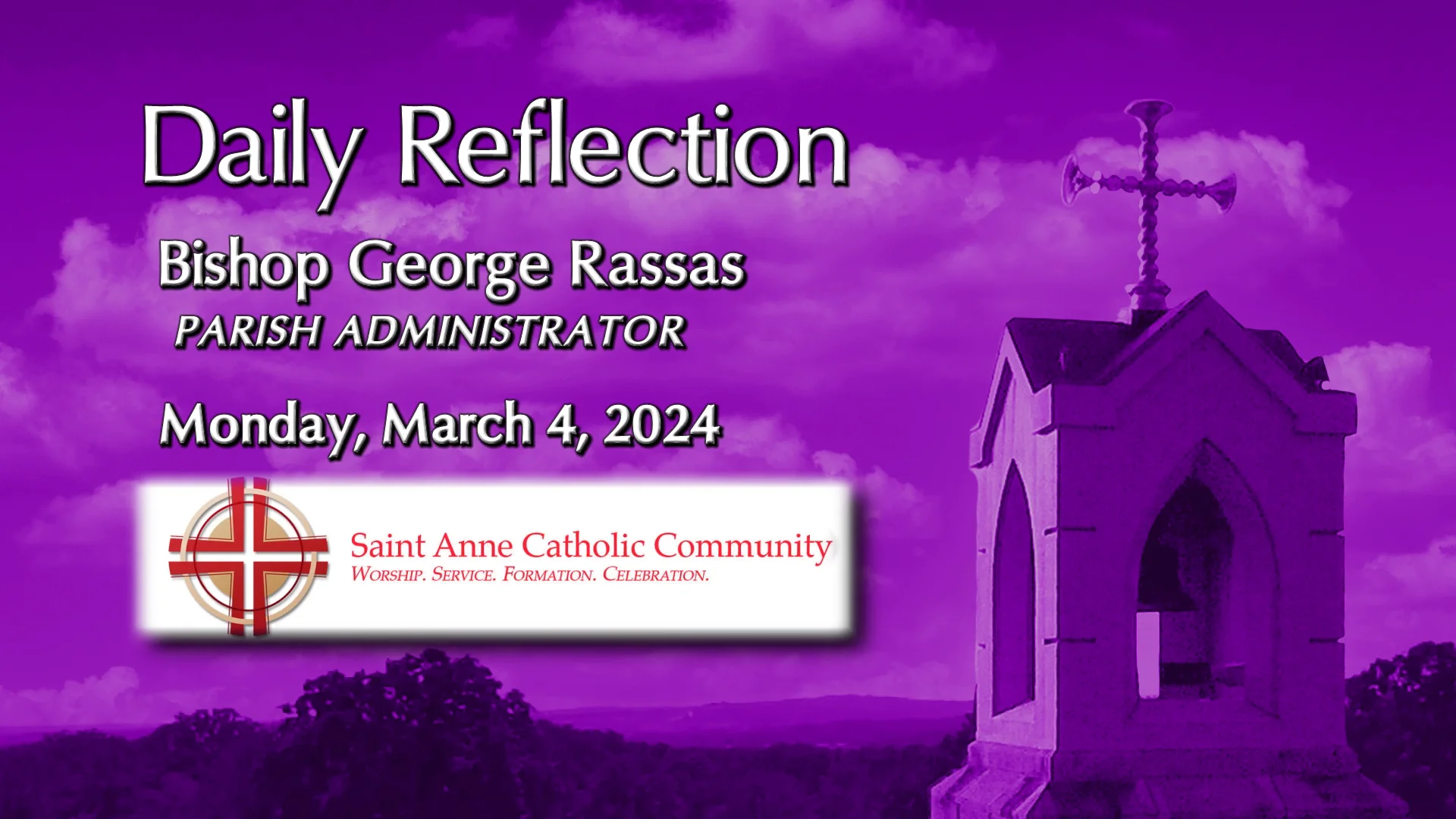 Daily Reflection for Monday, March 4, 2024 on Vimeo