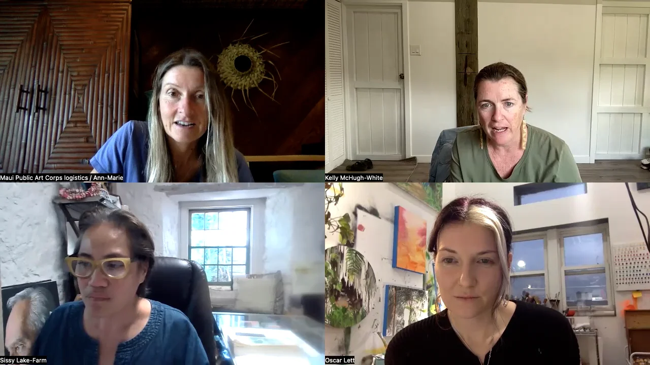 Art Corps Community Consultation: Sissy Lake-Farm & Oscar Lett on Vimeo