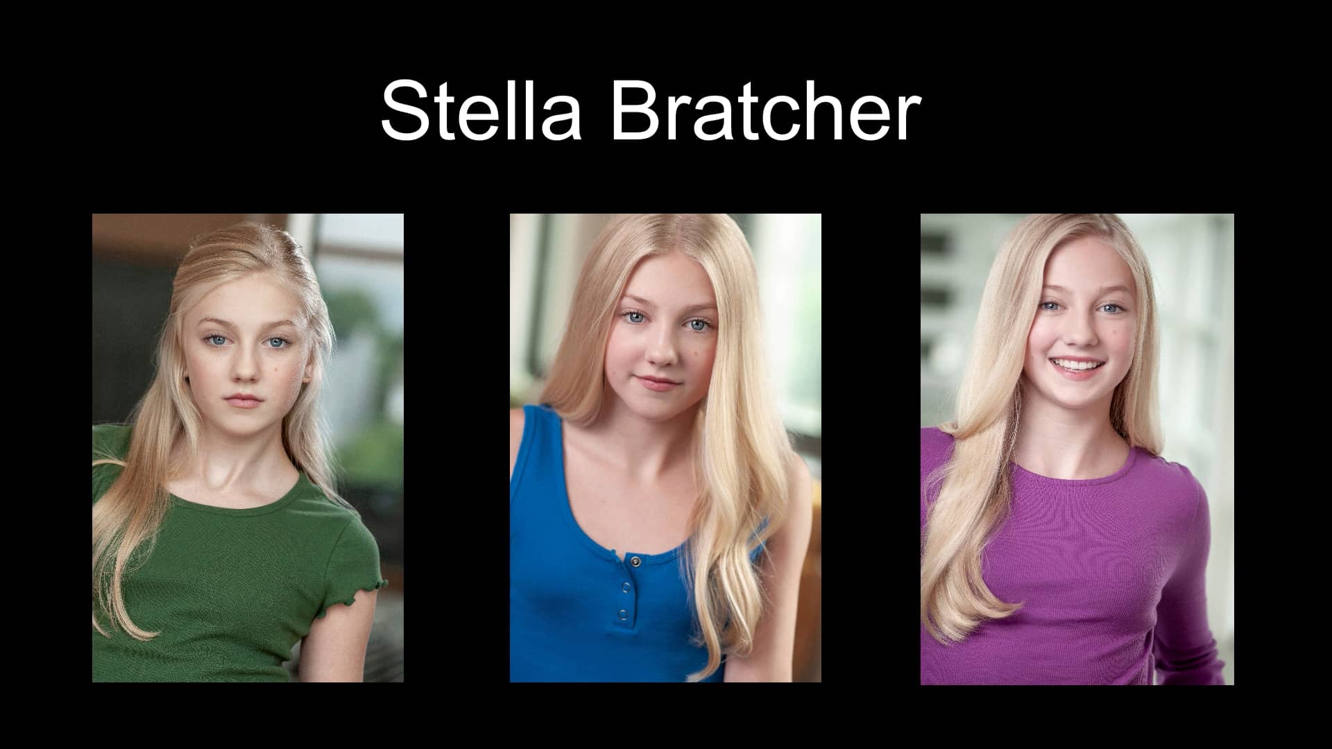 Stella Bratcher Reel 2024 on Vimeo