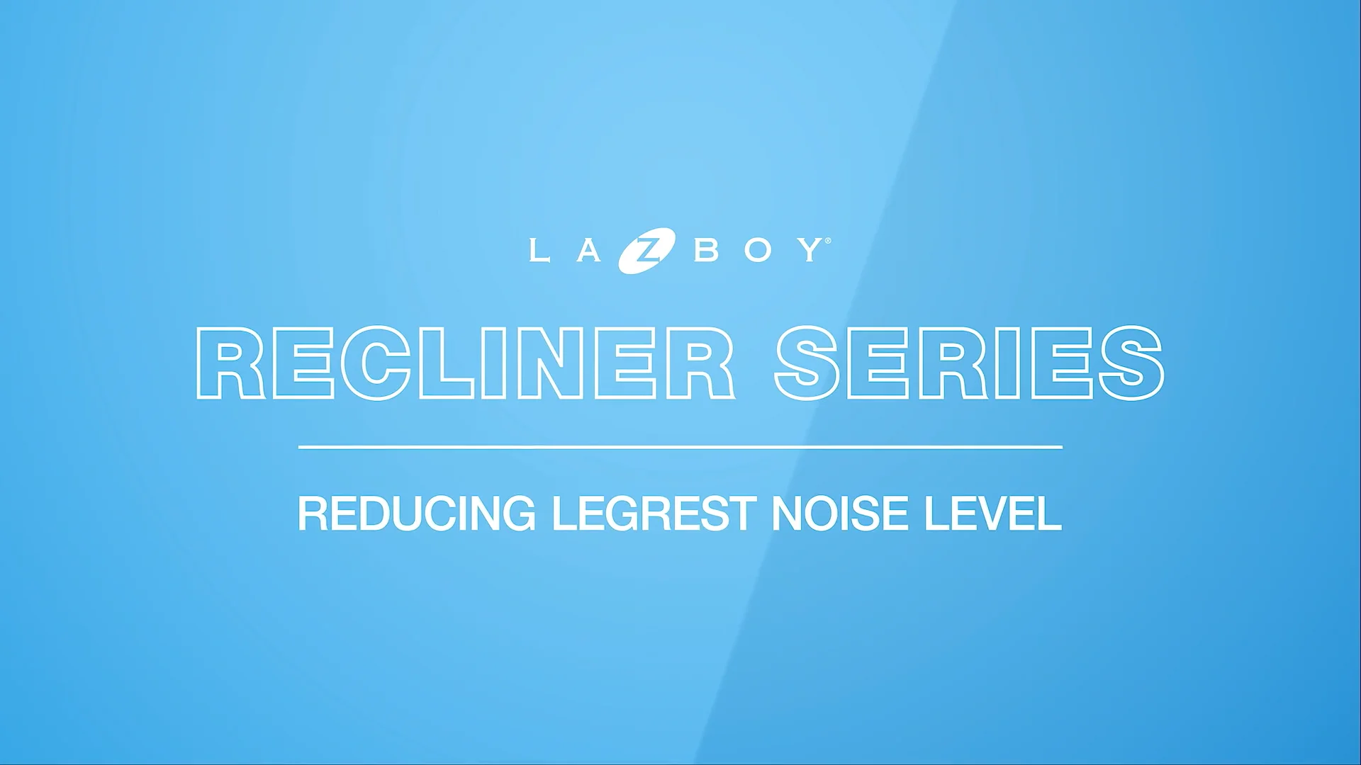 How to reduce the noise level (010)