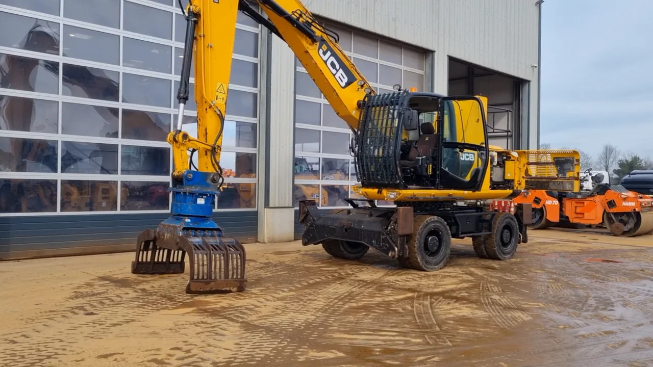 JCB JS20MH Wheeled Material Handler - Leeds March 2024 on Vimeo