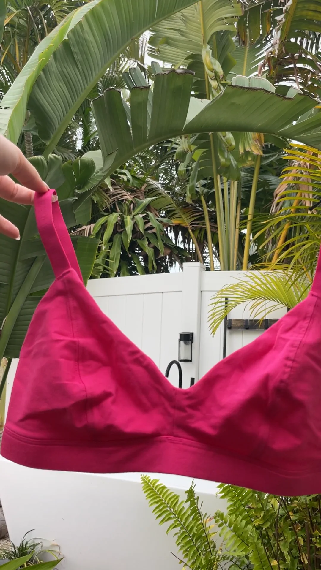 Organic Cotton New Triangle Soft Bra in Aurora - Aurora ...