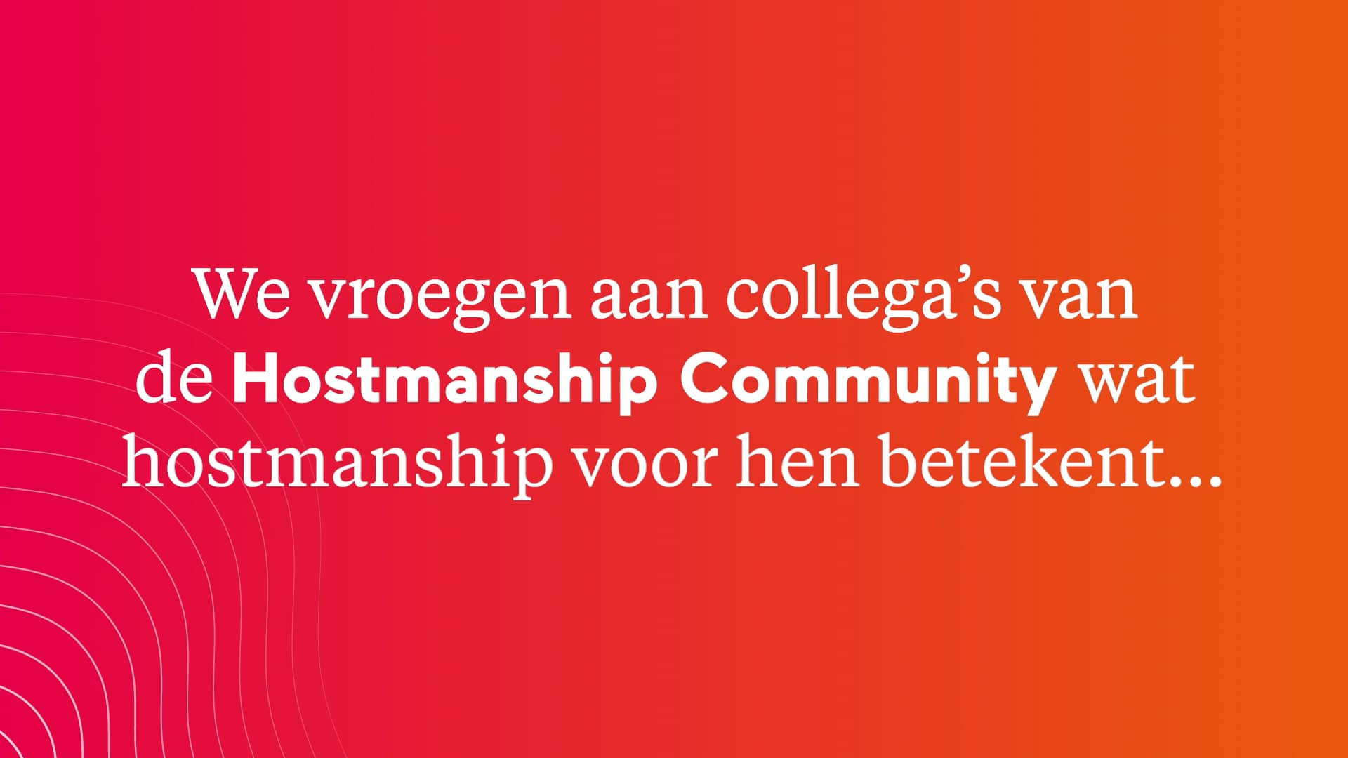 Hostmanship Community on Vimeo