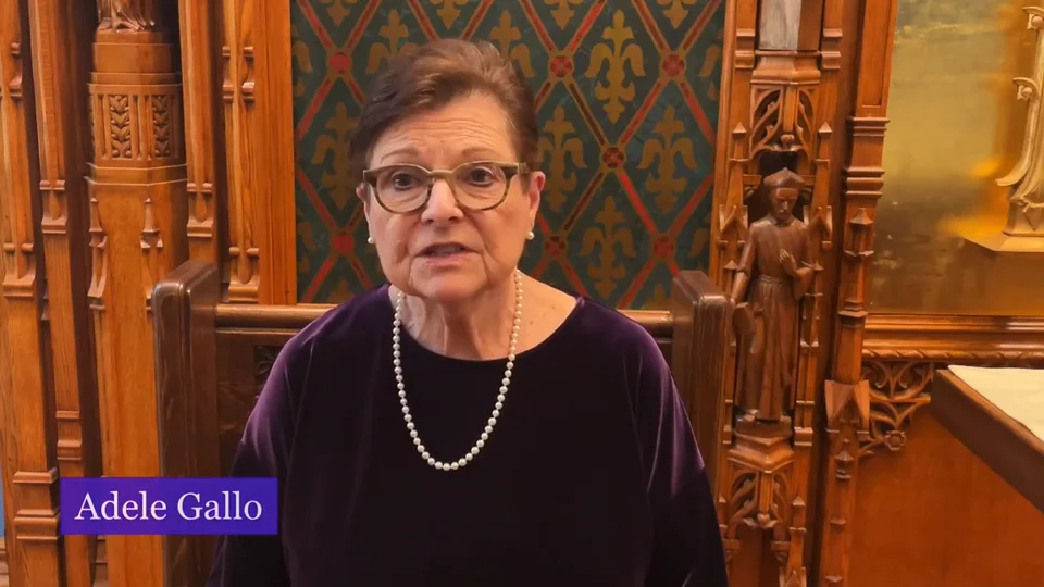 Women's Voices: Lenten Reflections | Adele Gallo on Vimeo