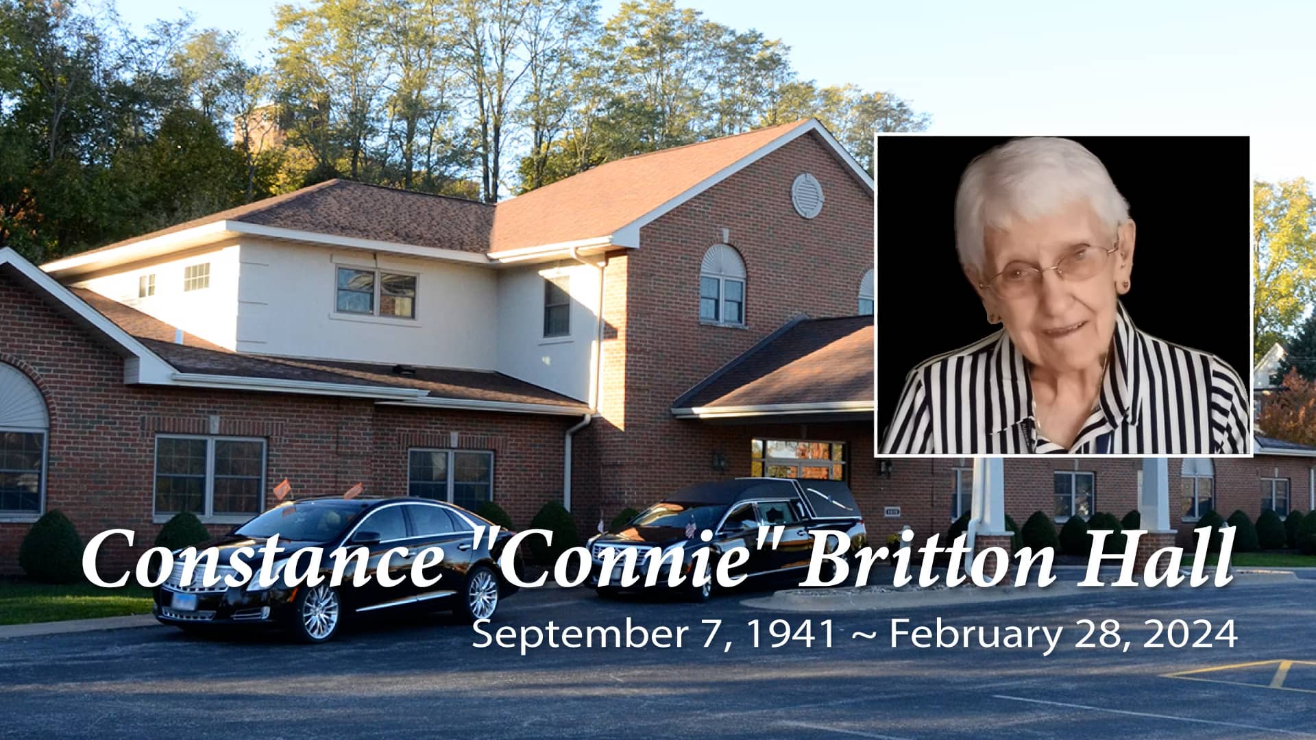 Funeral Service for Connie Hall on Vimeo