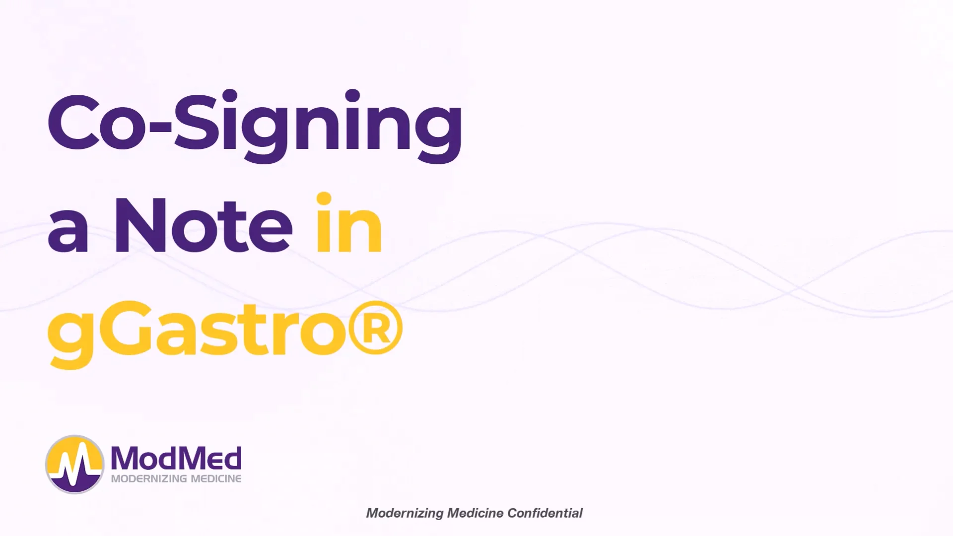 Co-Signing a Note in gGastro® on Vimeo