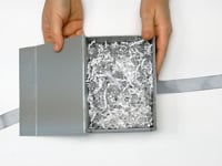 Collapsible Gift Box With Ribbon