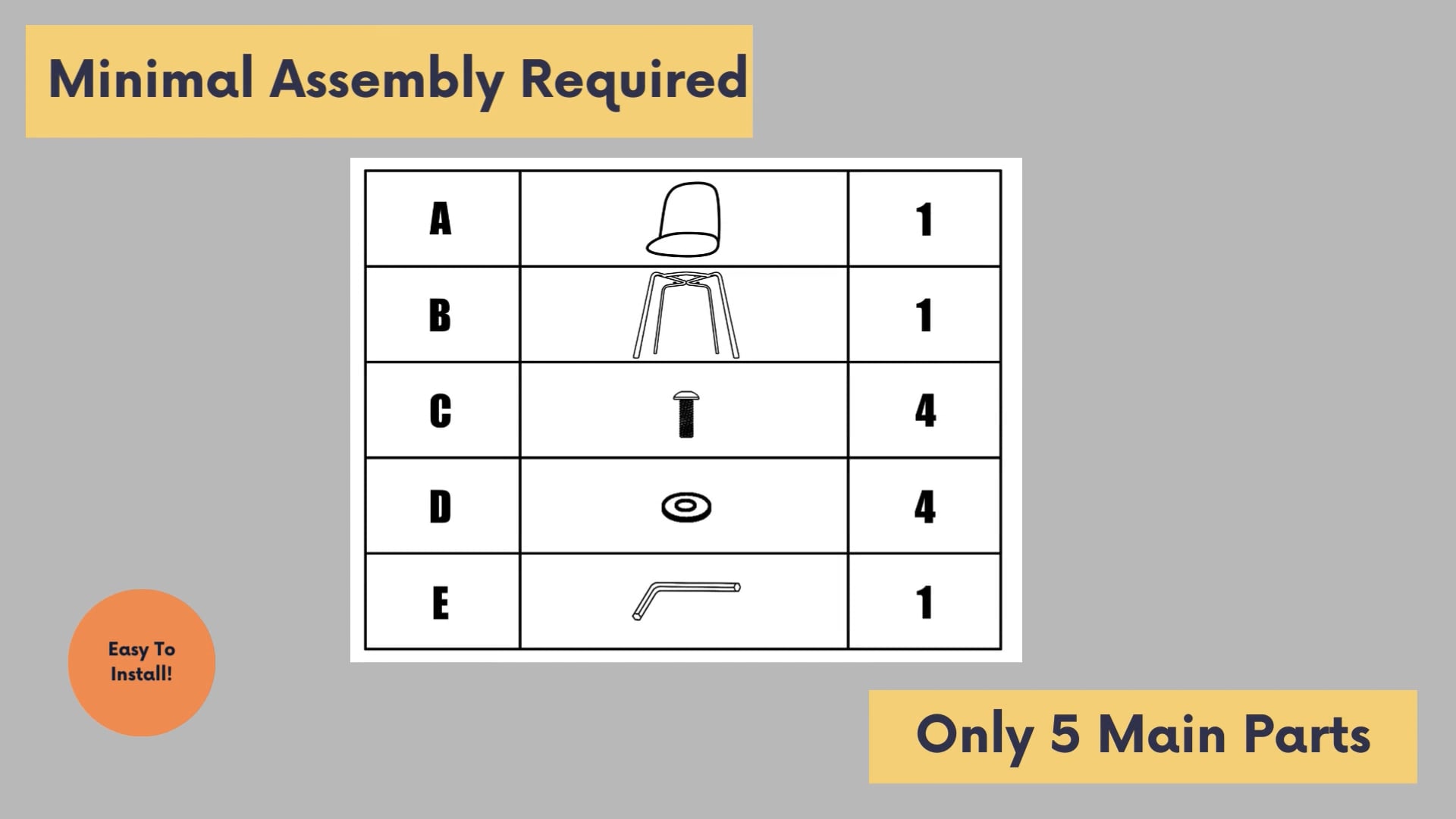 Set of 4 Stackable Modern Dining Stacking Chairs Plastic Metal Chrome ...