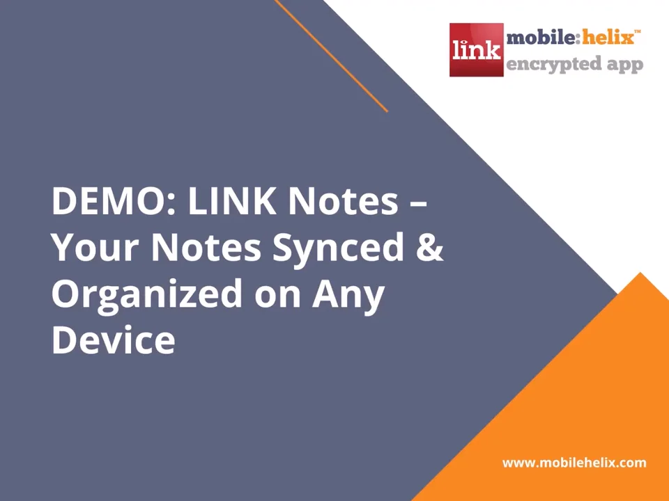 LINK App - iManage® How-to Videos & Tips - LINK Notes: Create, Organize ...