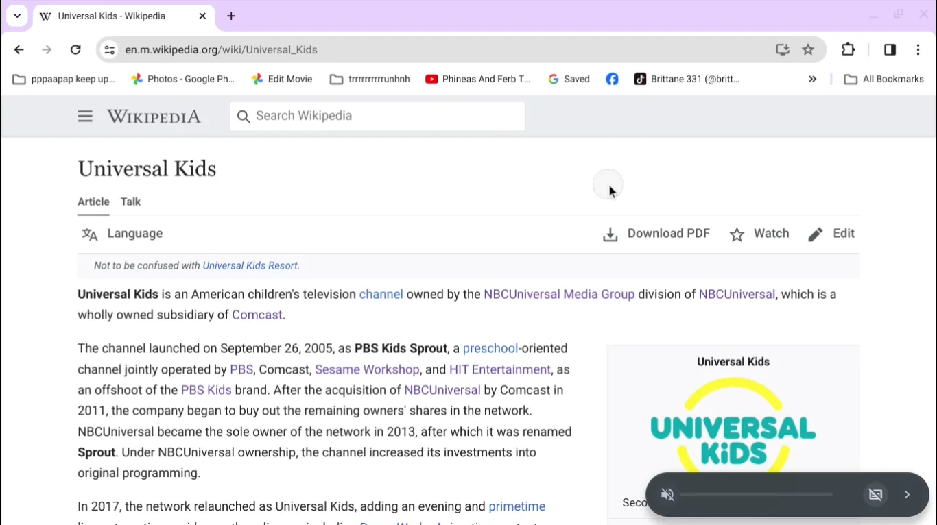 PBS Kids/PBS Kids Sprout/Sprout/Universal Kids Schedule That was In ...