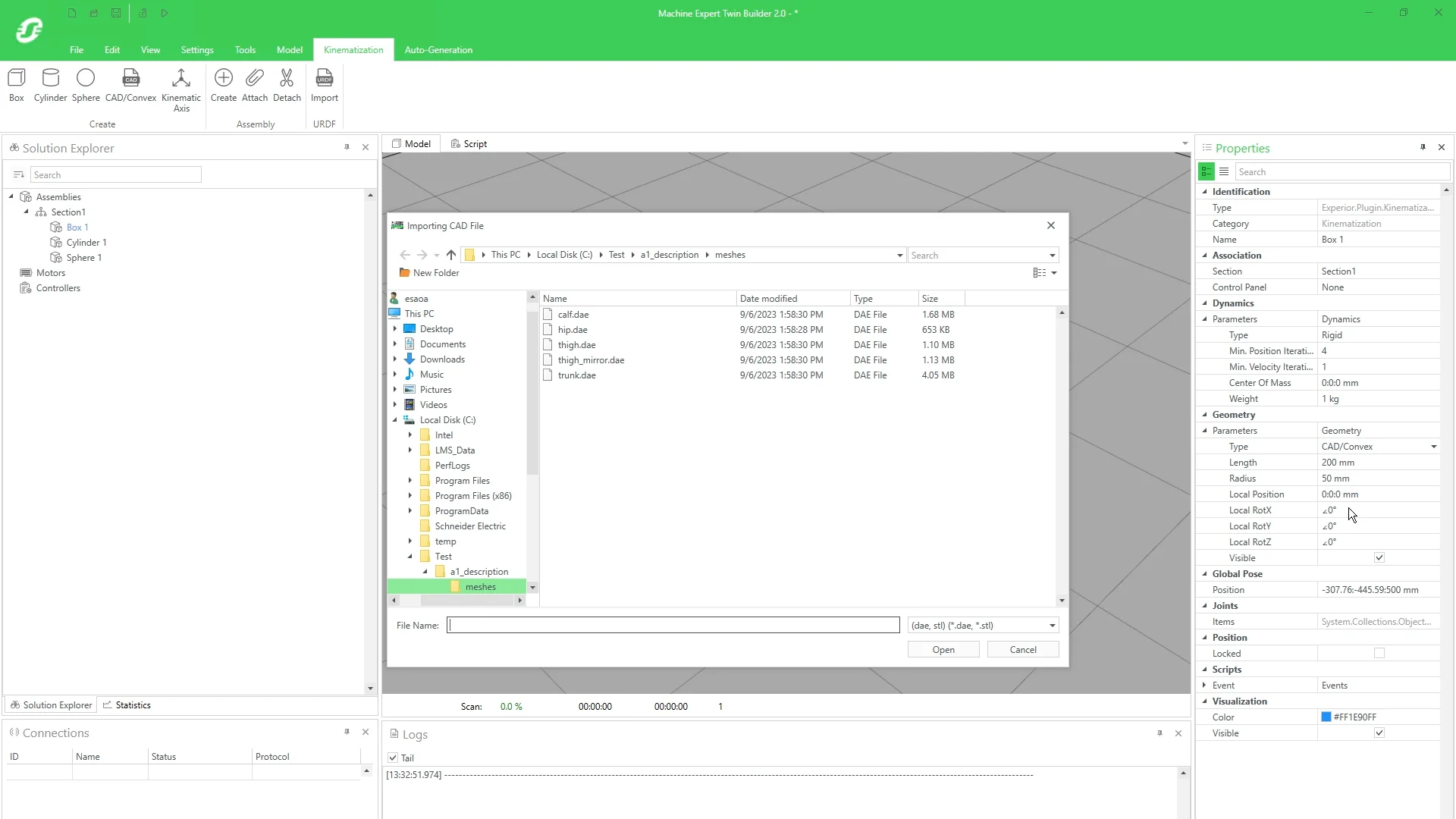 Get Your Cad Into Ecostruxure Machine Expert Twin With A Gui Based Cad