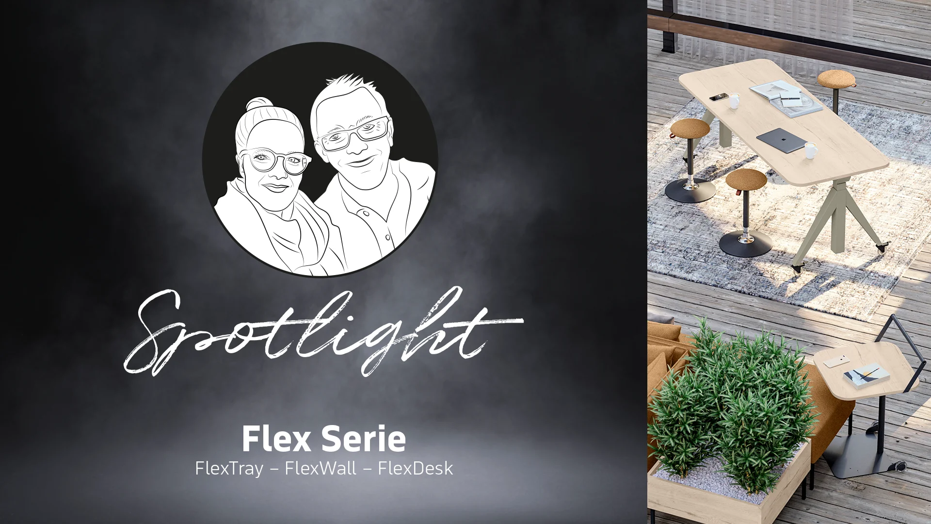 Febrü | Spotlight | 24 | FlexTray | FlexDesk | FlexWall on Vimeo