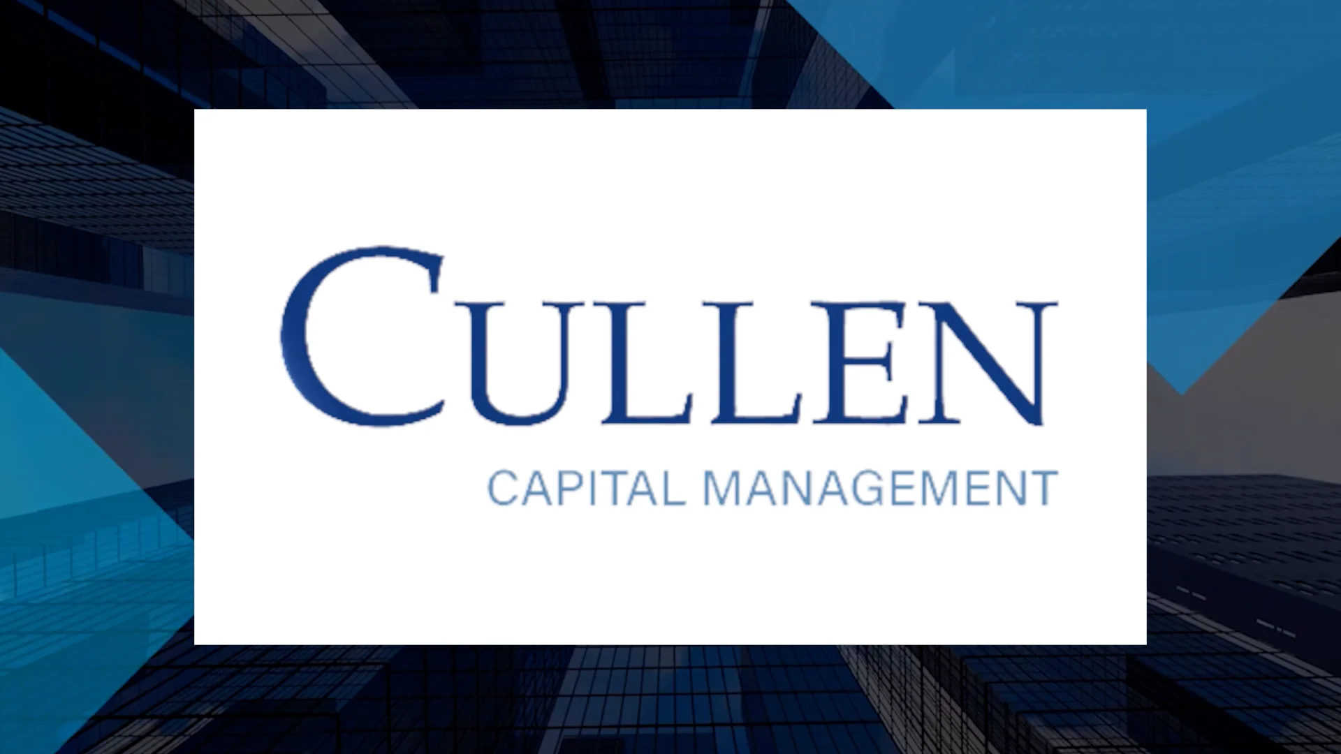 Who is Cullen Capital Management on Vimeo