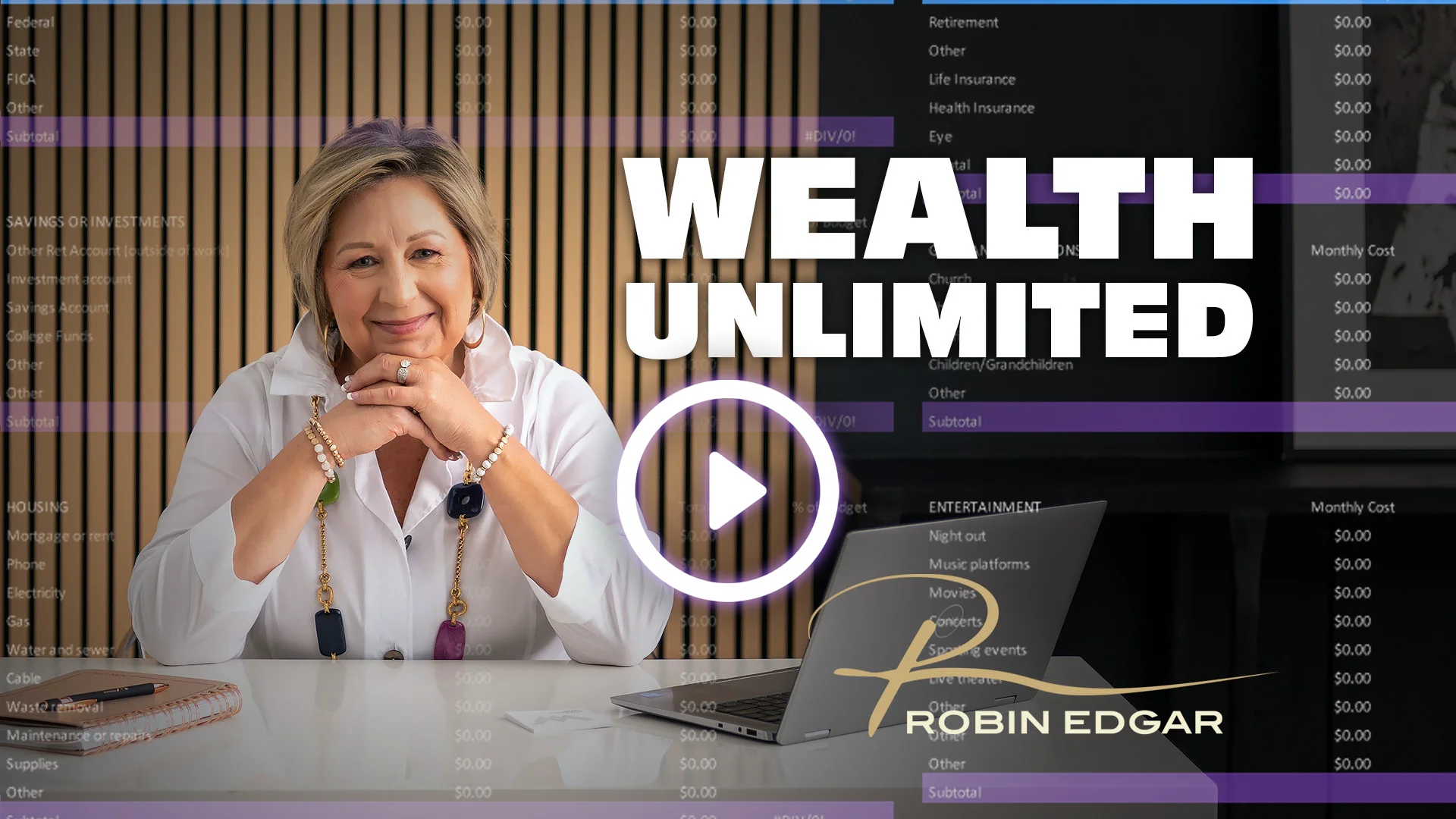 Wealth Unlimited Course: Robin Edgar - Wealth Unlimited :60 Landing ...