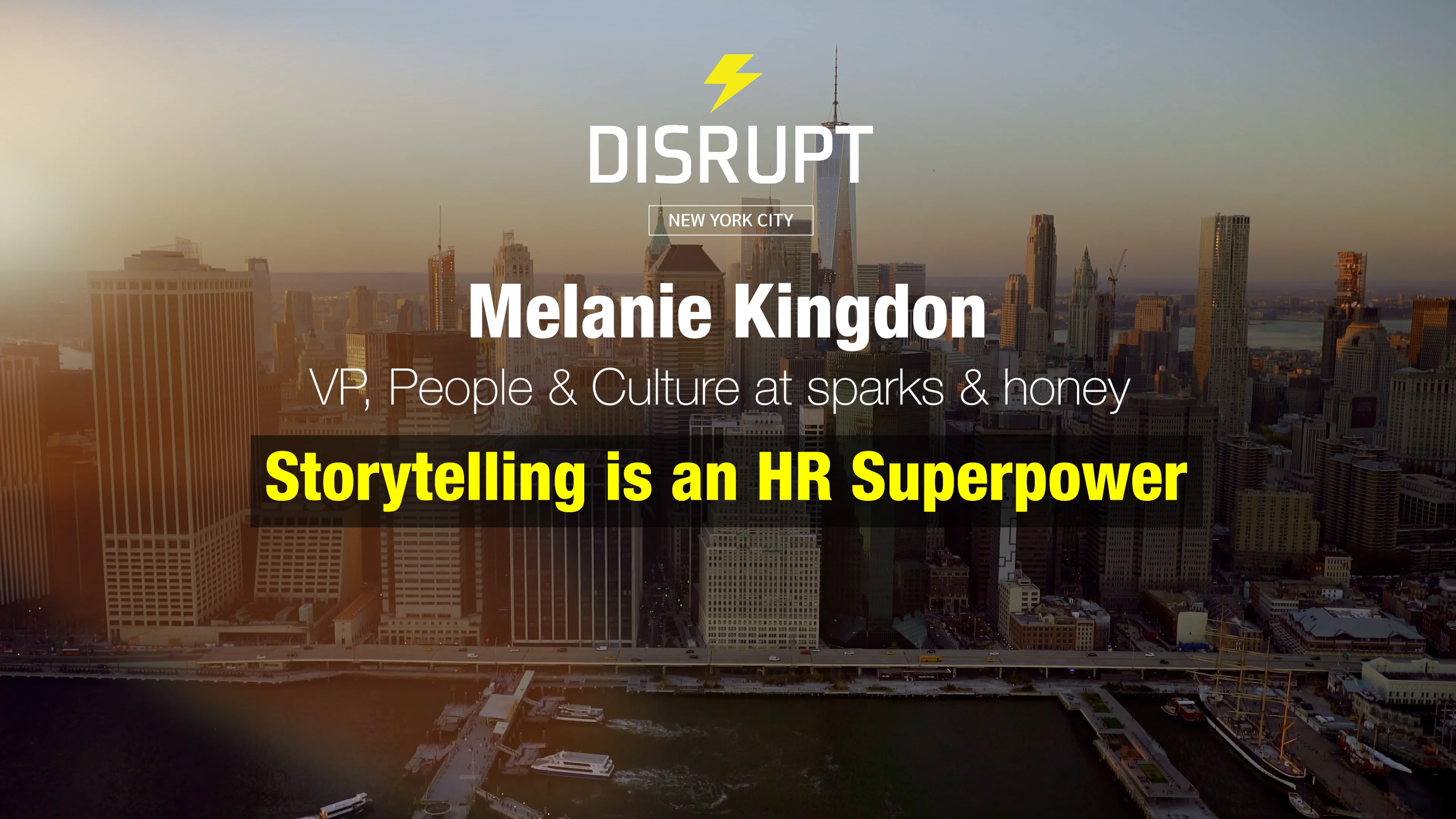 Storytelling Is an HR SuperPower | Melanie Kingdon | DisruptHR Talks on ...