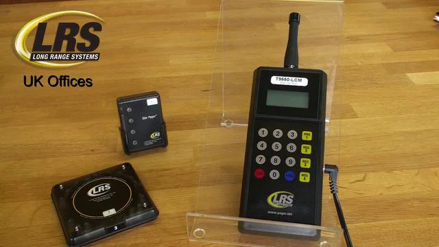 LRS UK Offices - T9550LCM Customer and Waiter Paging Transmitter from ...