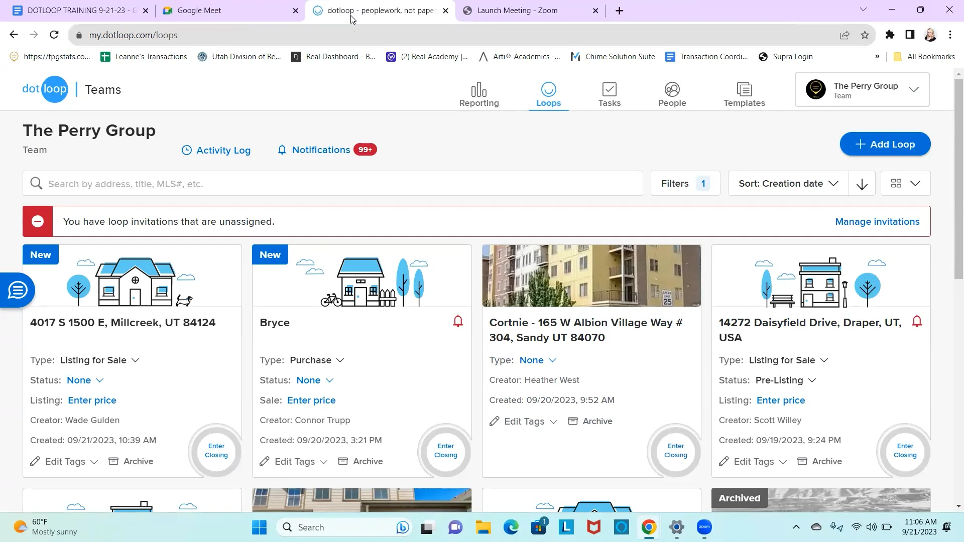DotLoop Training Sept. 2023