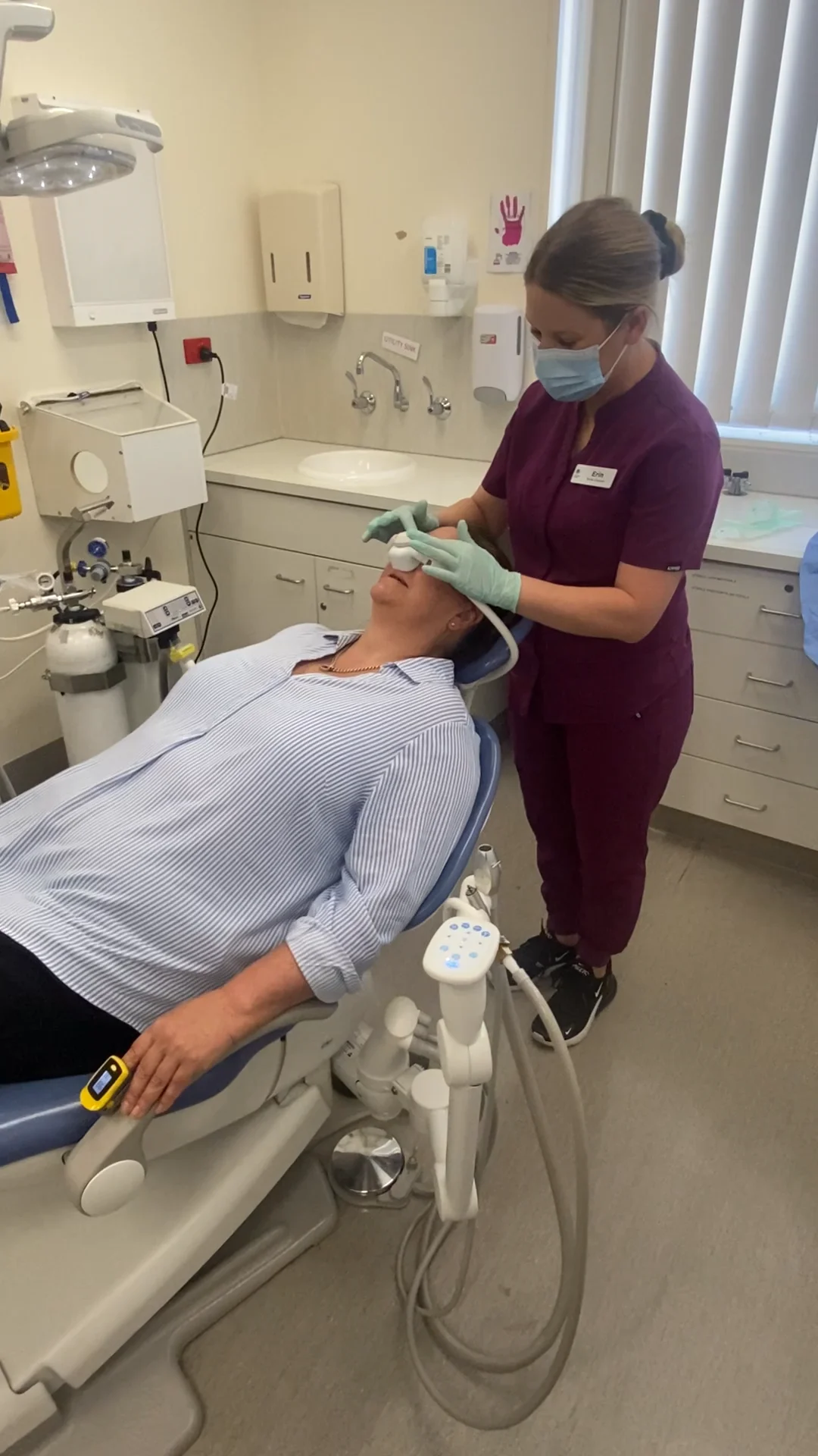 Dental nitrous setup
