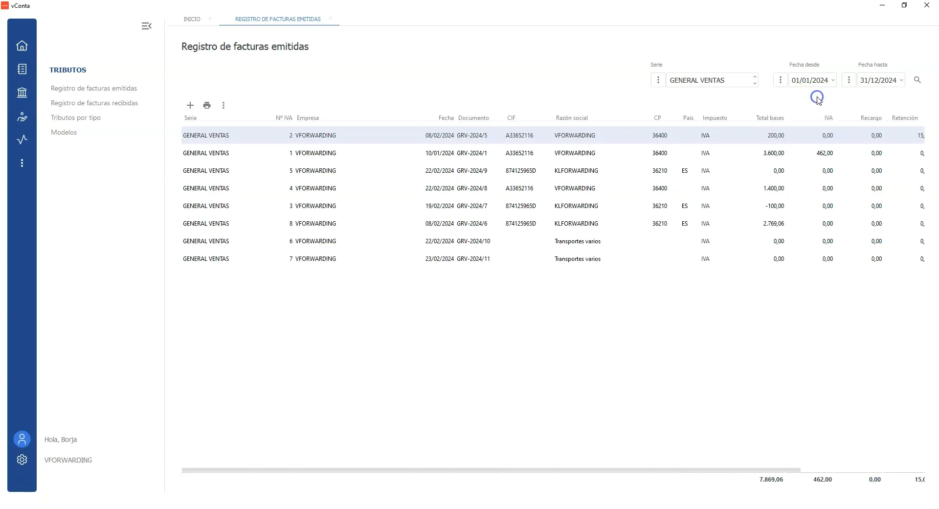 21. a. Numerar los registros de IVA Visual Trans vConta on Vimeo