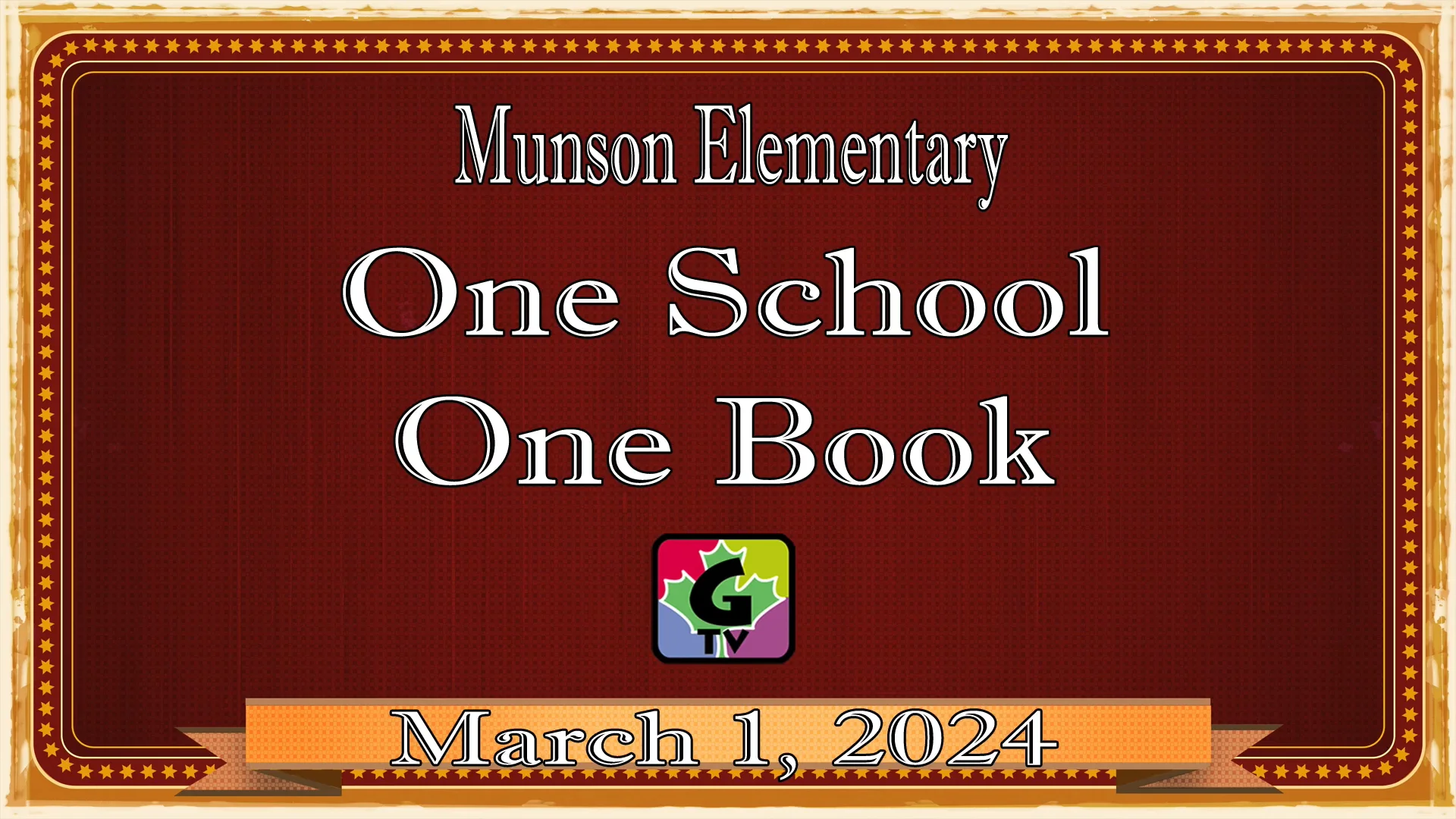 Munson One School One Book 3-1-2024 on Vimeo