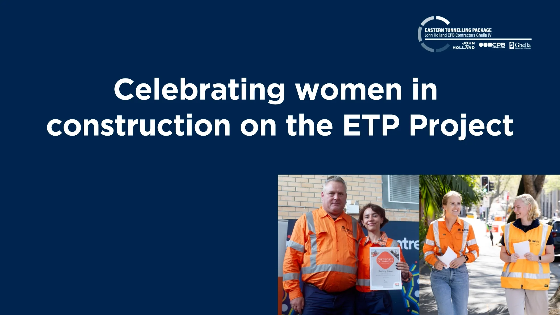 IWD 2024 - ETP women in construction on Vimeo