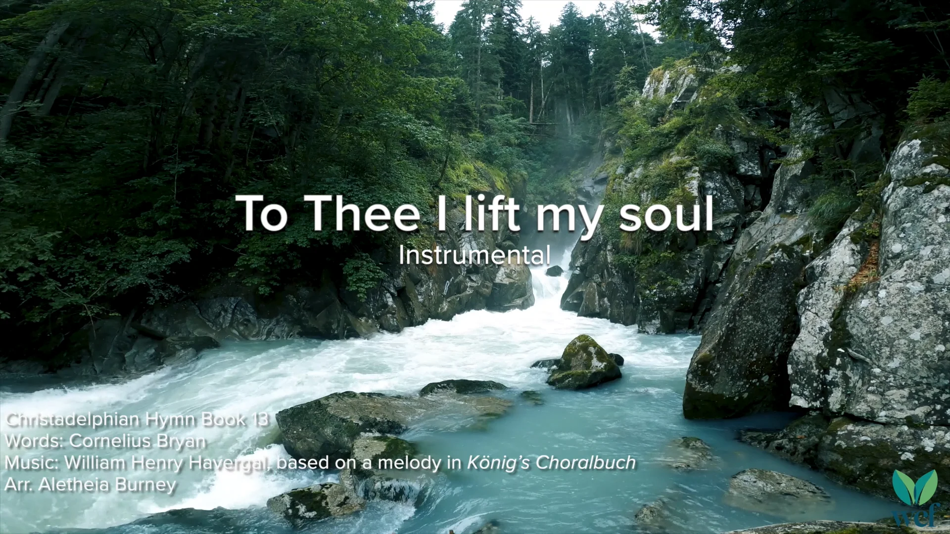 Instrumental - Hymn 13 - To Thee I lift my soul