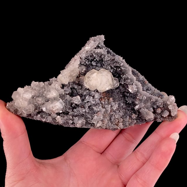 Calcite (pseudo-pyritohedral) | Shizhuyuan Mine, Dongpo ore field ...