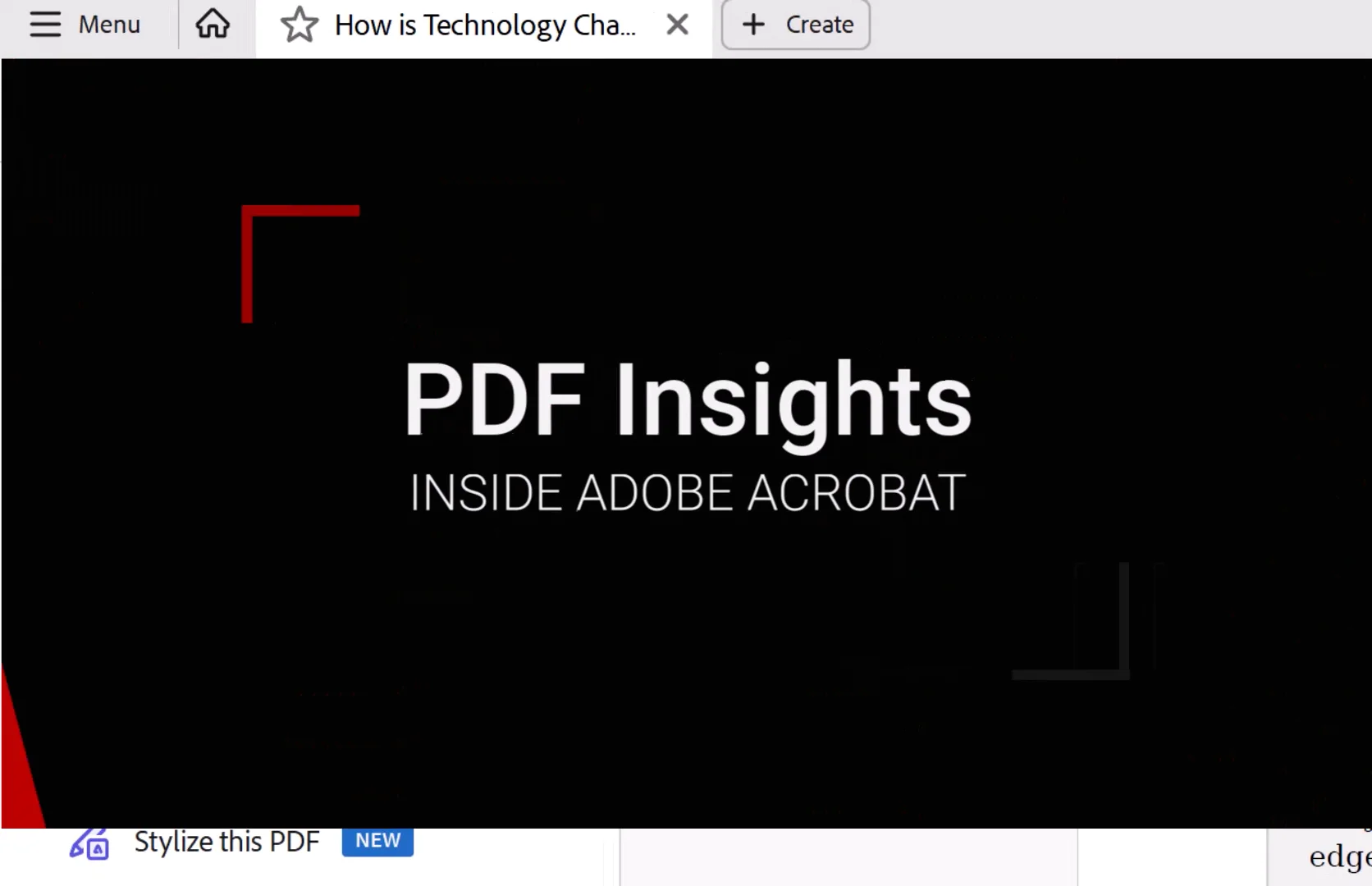 PDF Insights with Adobe Acrobat
