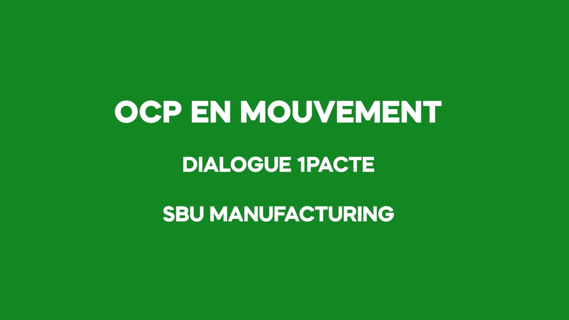 OCP EN MOUVEMENT