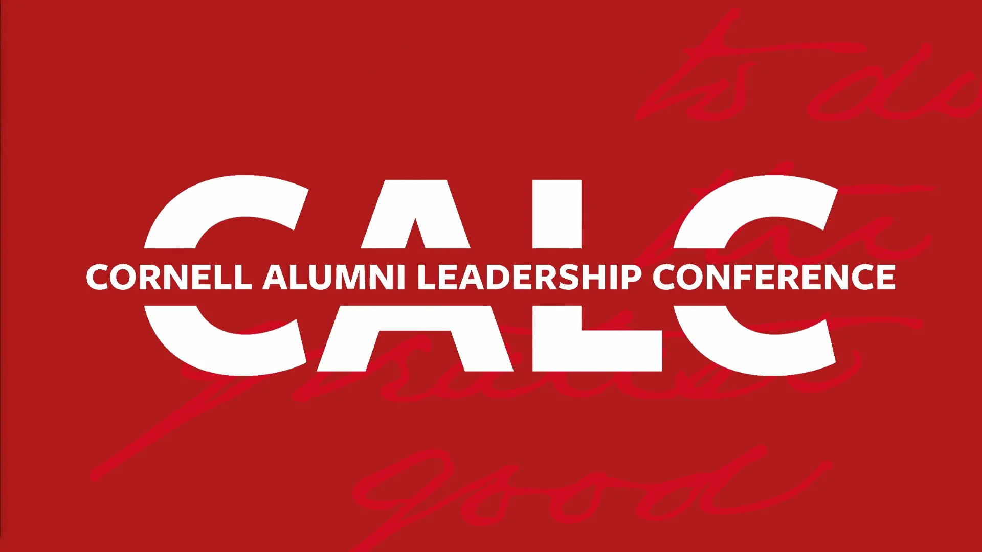 CALC Kickoff and Welcome on Vimeo