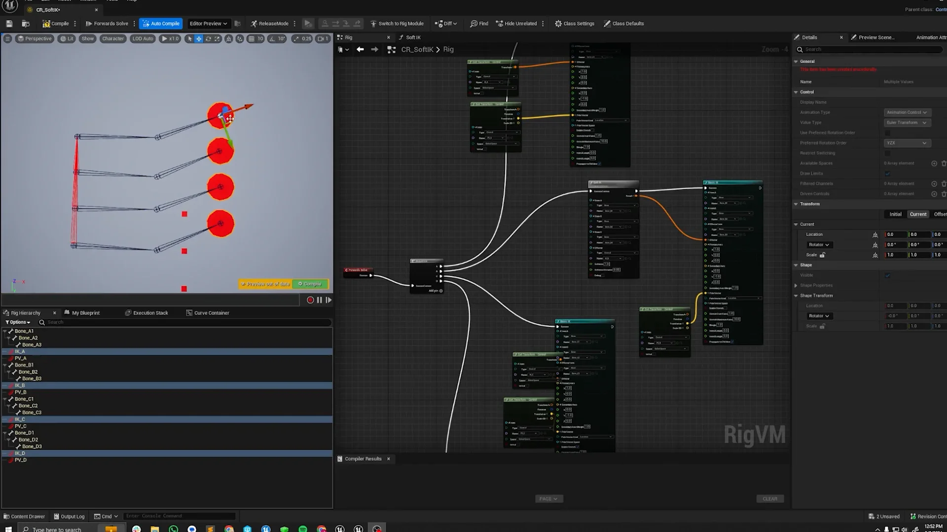 Control Rig : Soft IK