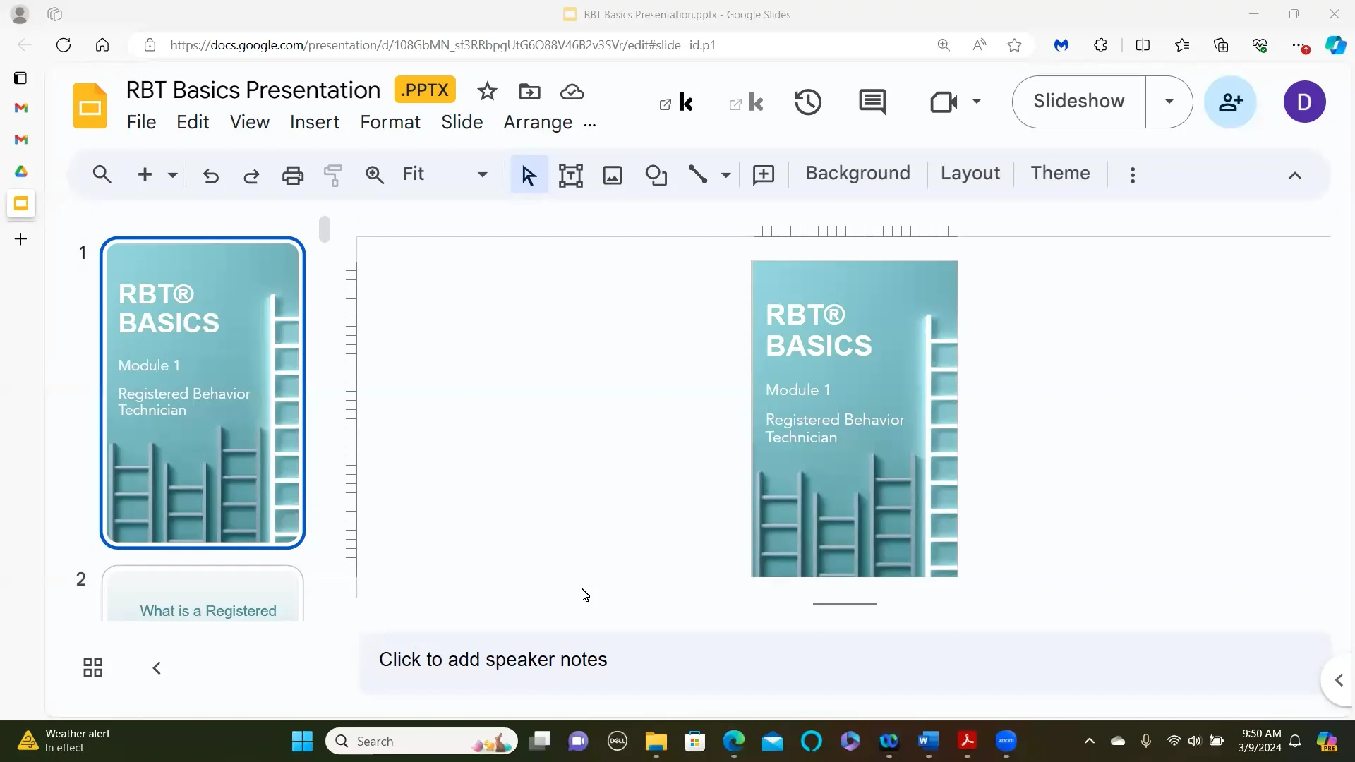 Module 1 RBT Basics, Autism and Evidence Based Practices -195048 ...