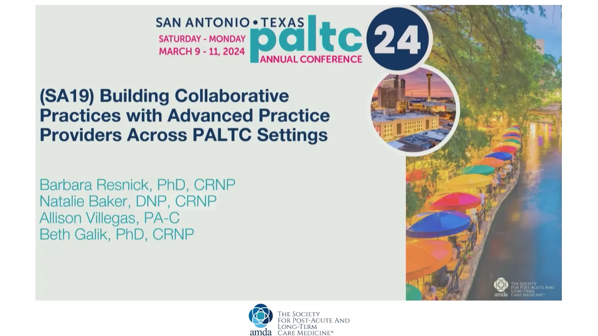 (SA19) Building Collaborative Practices with Advanced Practice ...