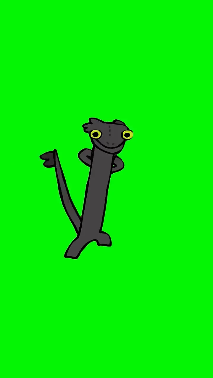 Toothless Dancing _ Green Screen