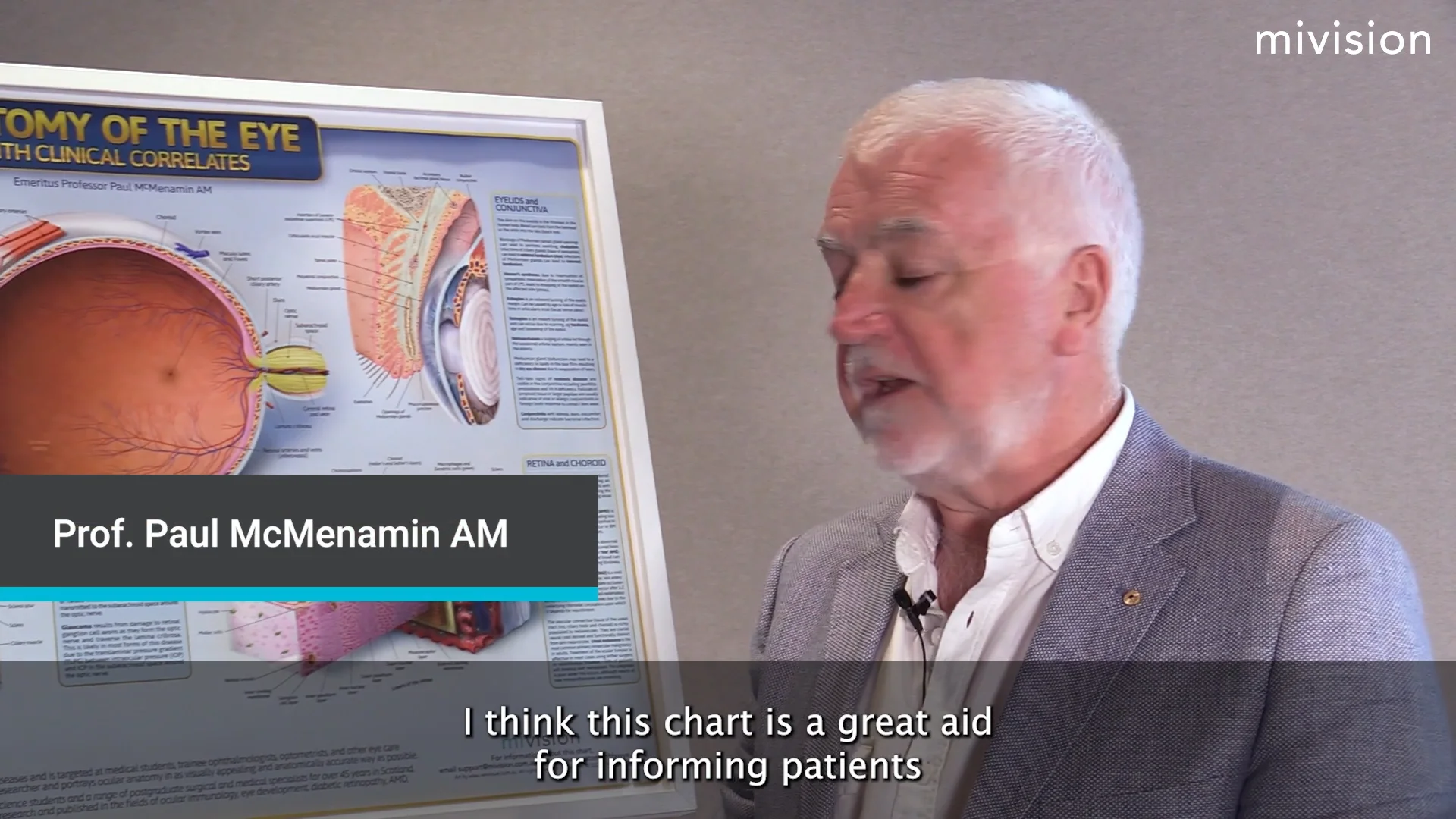 Professor Paul McMenamin explains the Anatomy of the Eye Poster on Vimeo